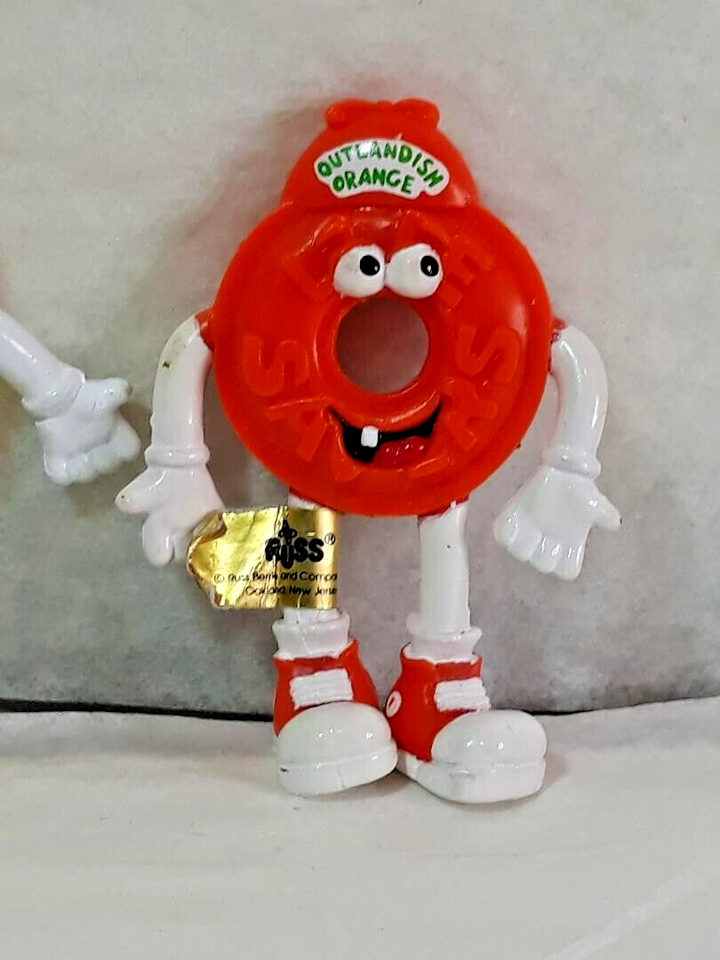 Life Savers Outlandish Orange & LAUGHIN' LEMON Toy Bendy Figures Promo ...