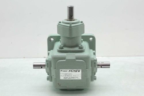Tsubaki Emerson ED4M-1-LR-O-Y Miter Right Angle Gear Reducer 3-Way 1:1 ...