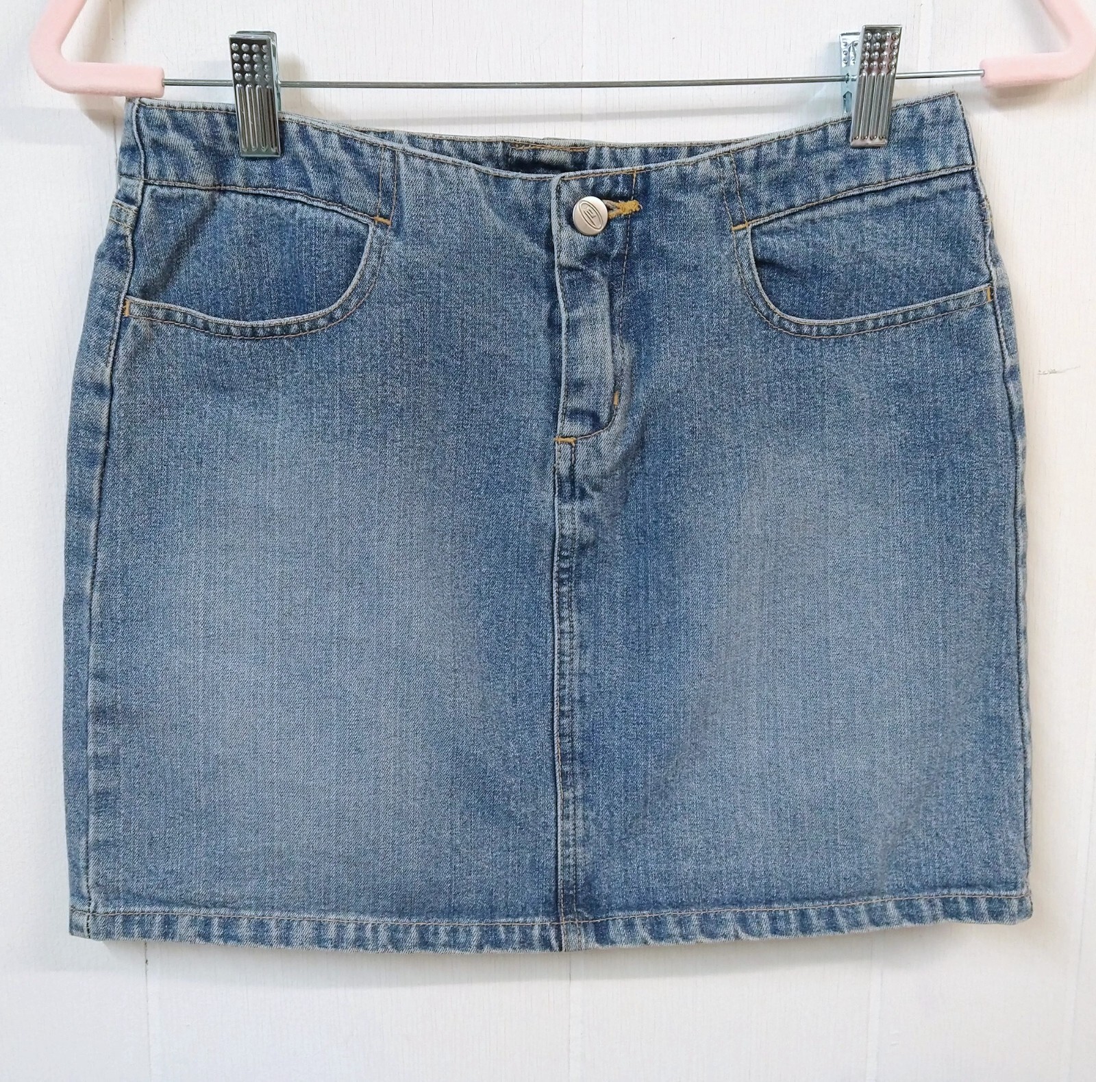 VTG Bongo WM Juniors 3 Denim Skirt Micro Mini Blue 4 … - Gem