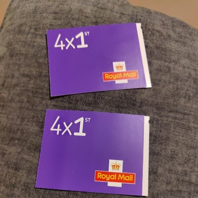 2 x Royal Mail 1st Class UK Postage Stamps - Book of 4 | eBay