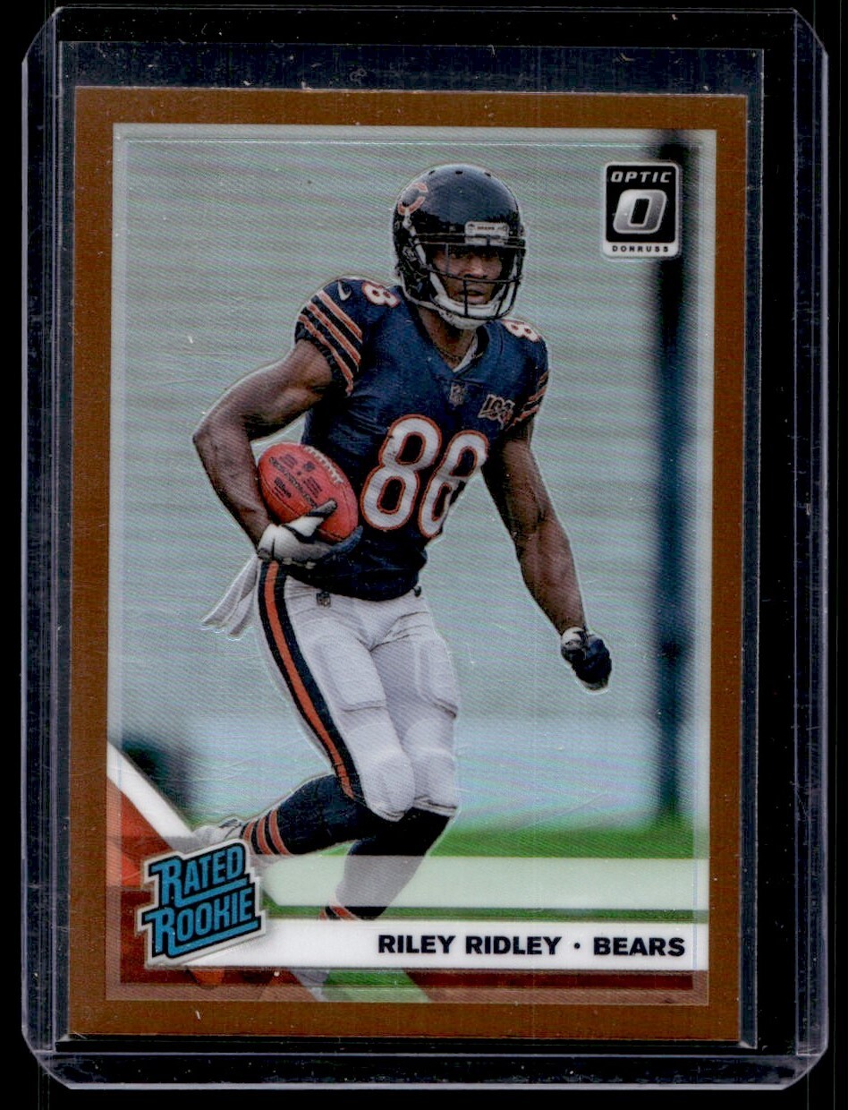 2019 Donruss Optic Bronze Riley Ridley Rookie Chicago Bears #186 | eBay