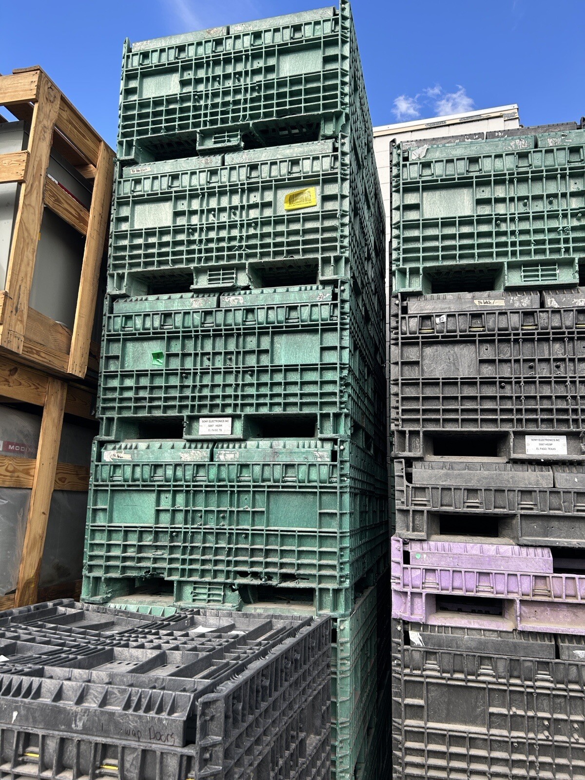 Collapsible Containers Pallet Boxes Tote Bin Orbis Ropak Buckhorn Arca ...