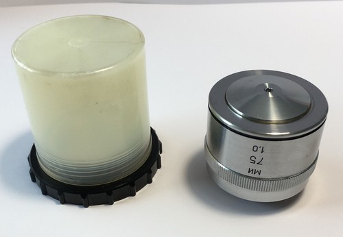 LOMO objective 75x 1.0 Oil Imm. Infra-red 800-1600nm lens microscope ...