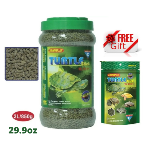 Turtle Food Sticks Water Reptiles,Newts with Stabilised Vitamin C (Free ...