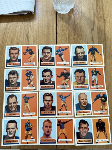 1957 TOPPS ARCHIVES "GREEN BAY PACKERS FOOTBALL TEAM SET (12) CARDS ...
