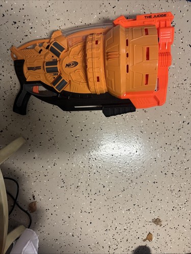 NERF Doomlands 2169 The Judge Big Gun Blaster Bazooka Tested Shoots 3 ...