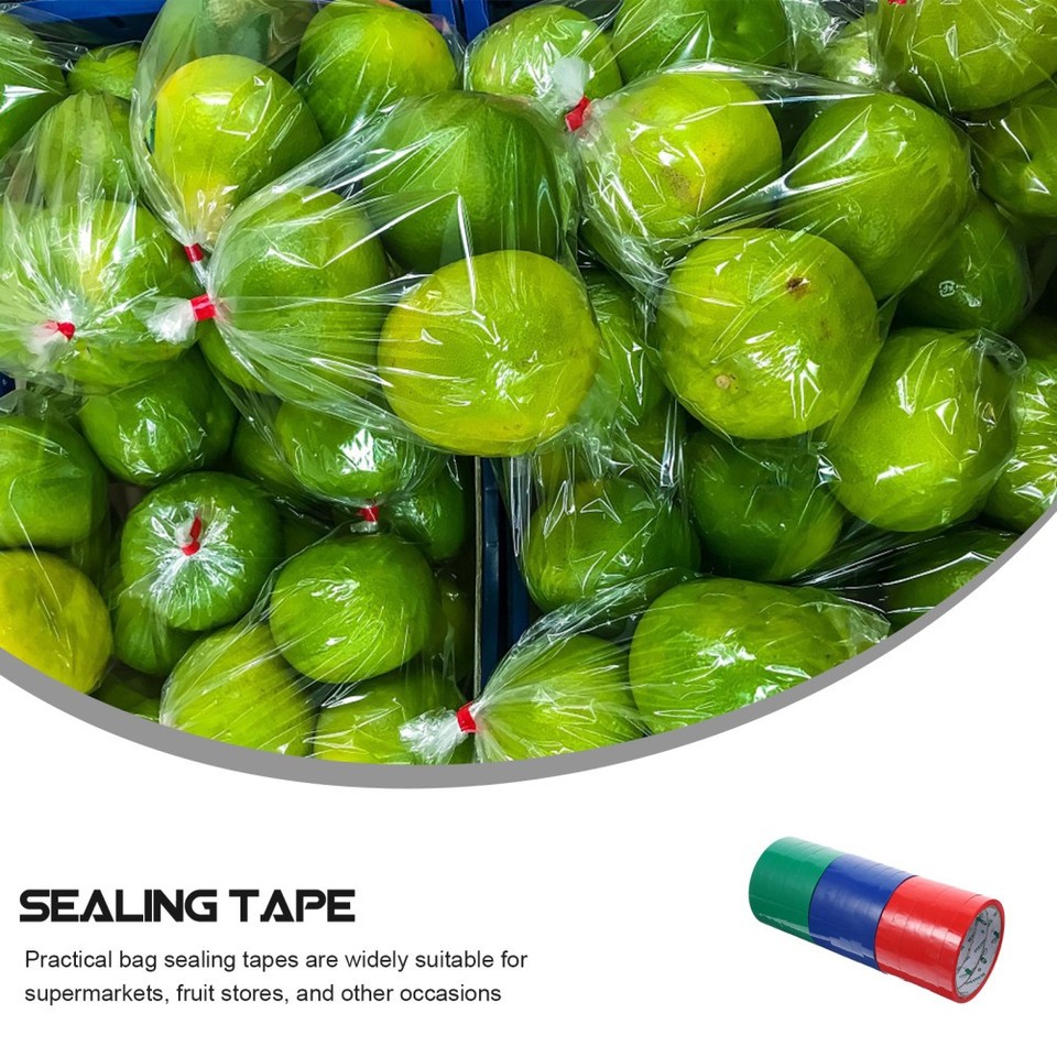 18 Pcs Clear Poly Bag Sealing Tape Premium Adhesive Tape For ...