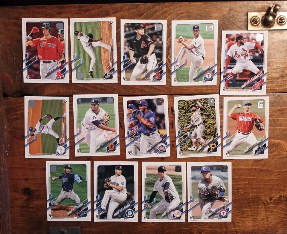 Lot of 14 2021 Topps Baseball Rookie Cards | eBay