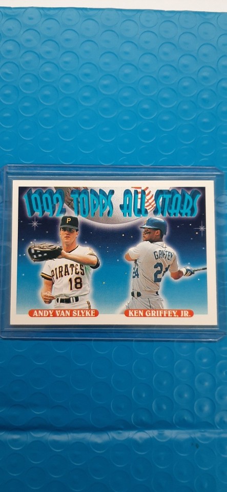 KEN GRIFFEY JR 1993 Collectors Choice Card #117 & 1993 Topps All Stars ...