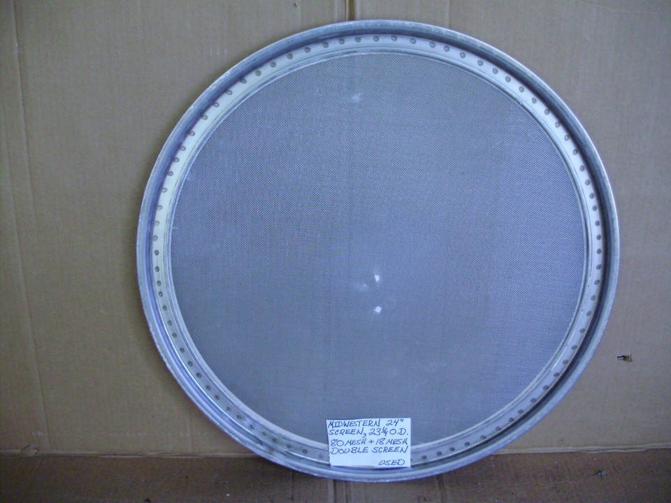 Midwestern Sweco Round Vibrating Replacement Screens & Ring Clamp | eBay