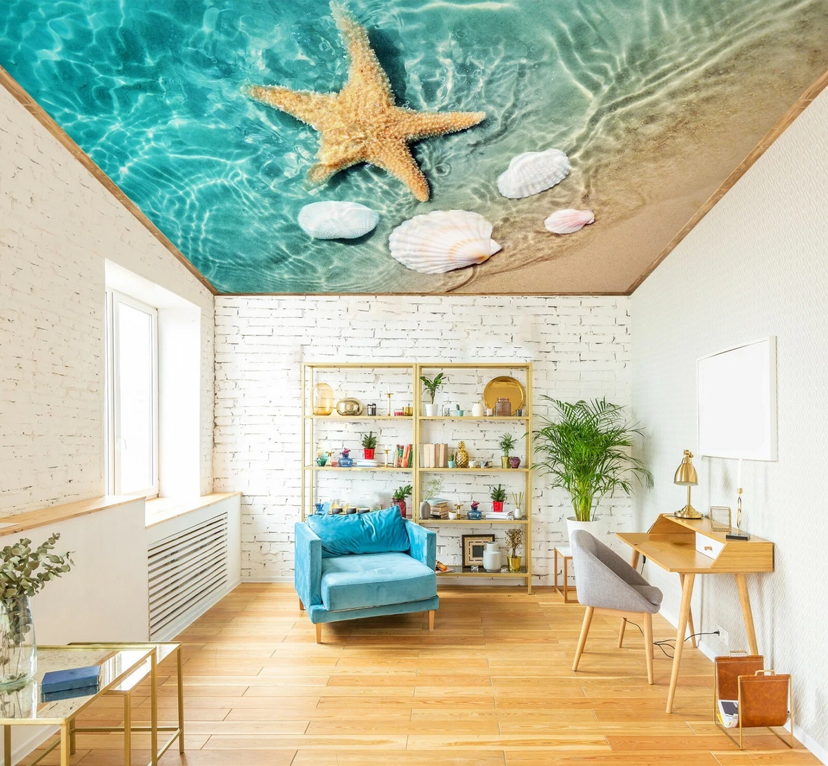 Seaside Starfish Ceiling Light | Shelly Lighting
