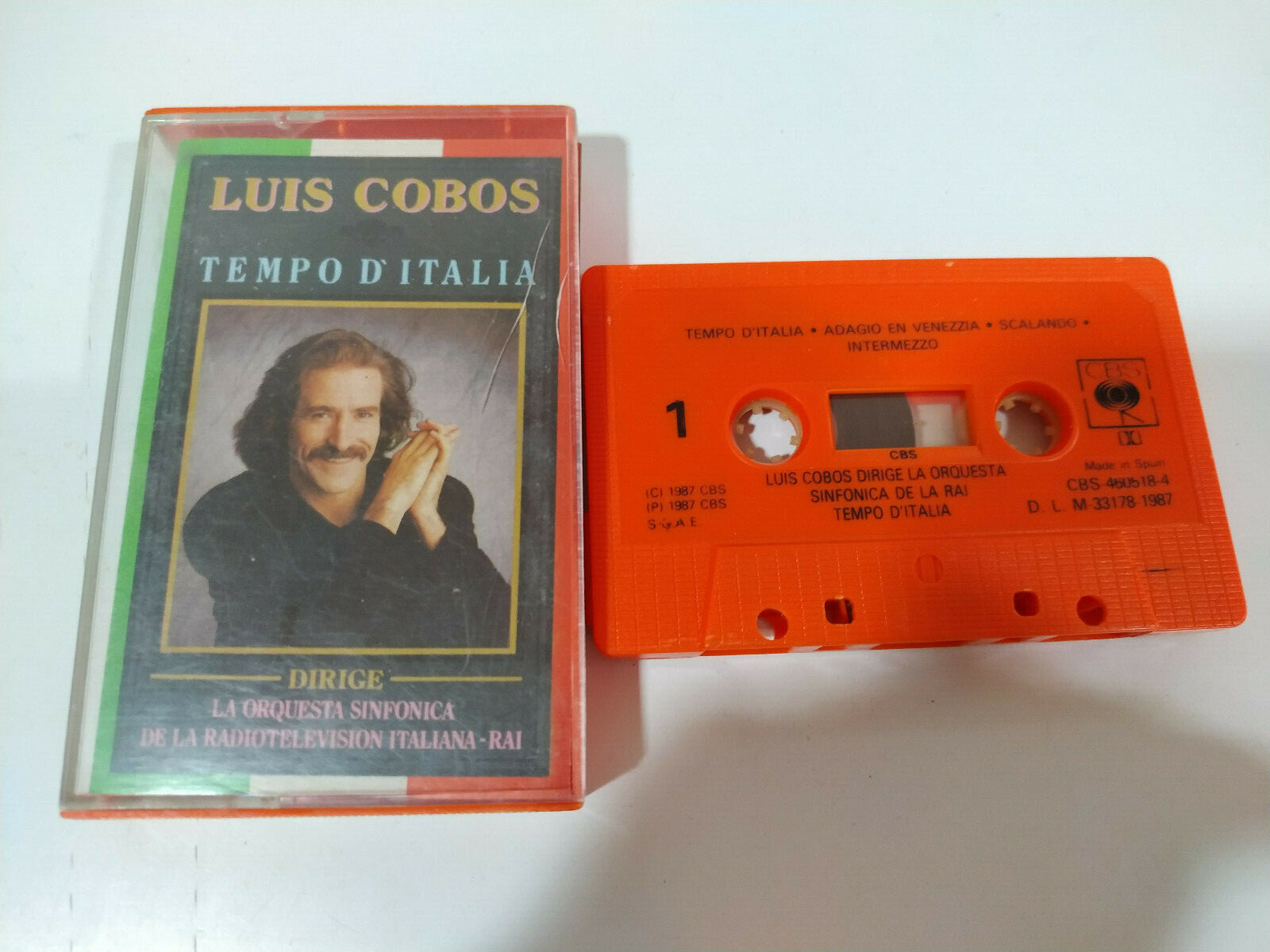 Luis Cobos Tempo D´Italia CBS 1987 - Cinta Tape Cassette - 2T | eBay