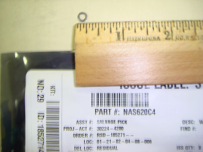 New NAS620C4 Flat Washer Screw:4 Nom ID .115 OD .209 Thick .032 | eBay