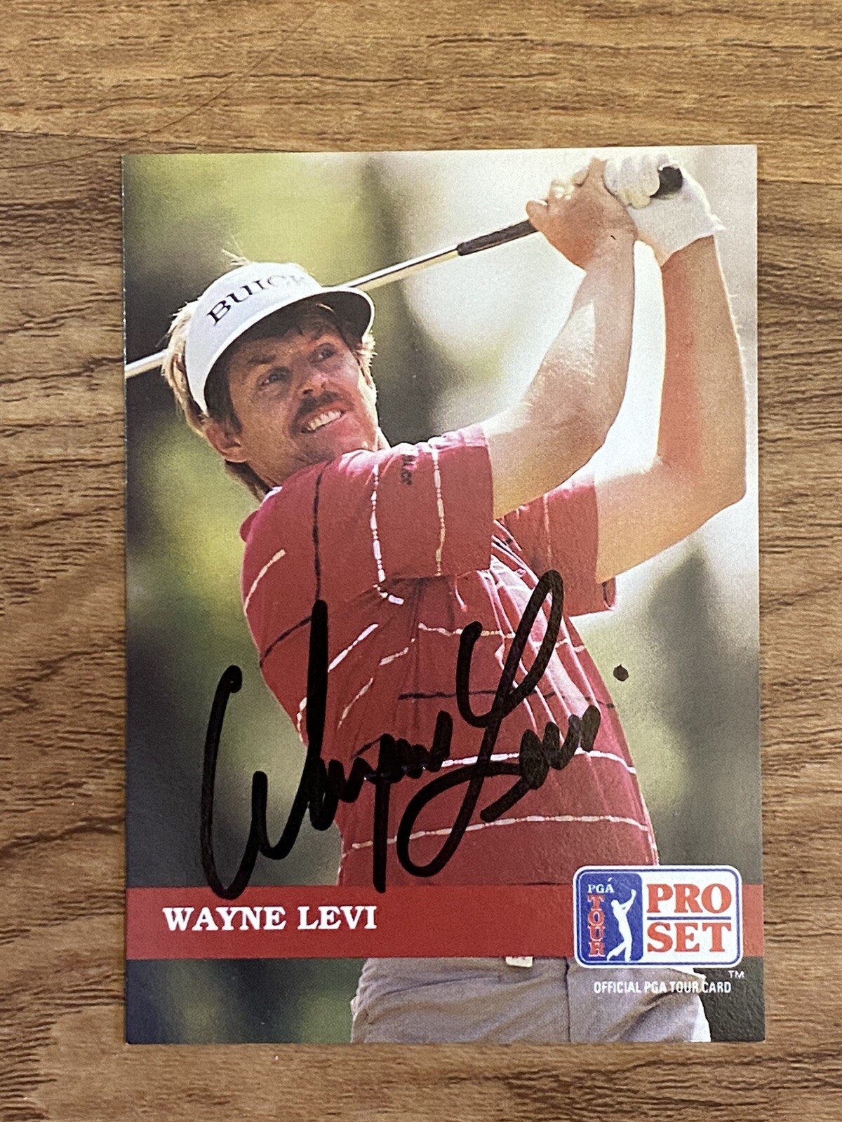 Wayne Levi 1992 Pro Set #36 Autographed Card PGA | eBay
