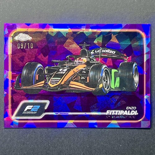 2024 Topps Chrome Sapphire Formula 1 F1 F2 ENZO FITTIPALDI #111 Purple ...