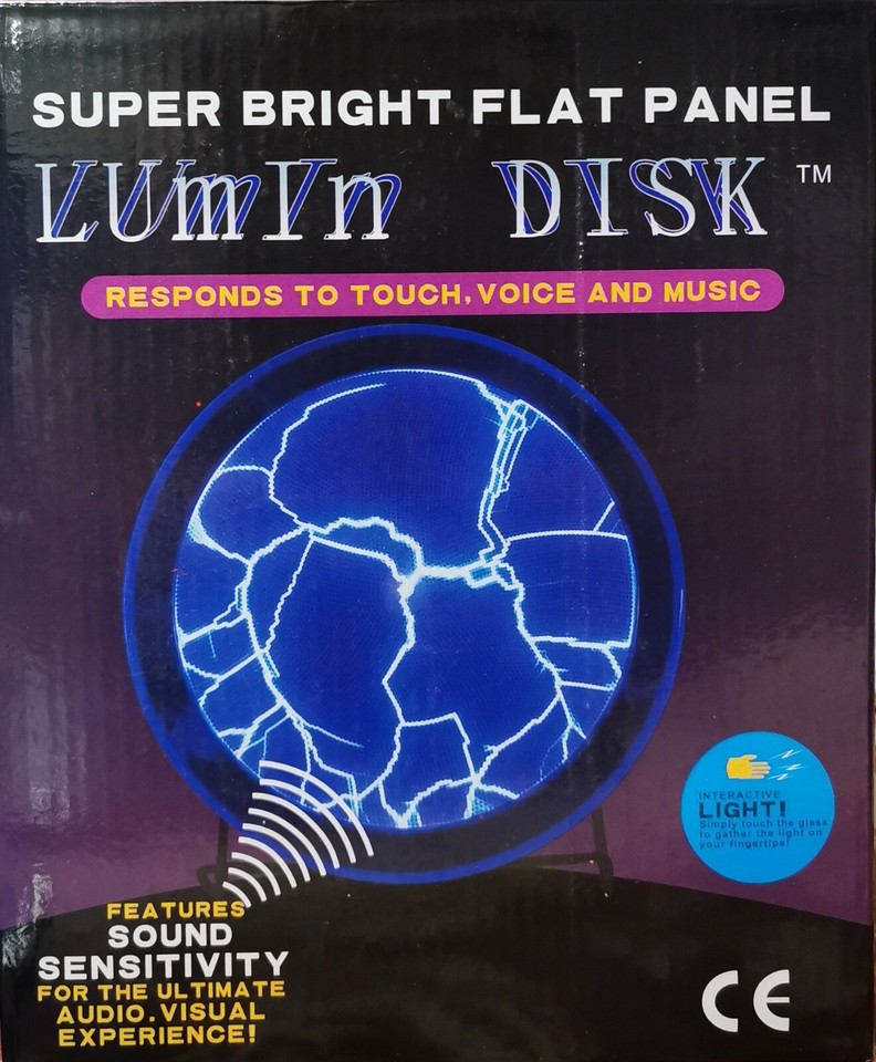 New 6” Blue Plasma Plate , Lumin Disk DJ Party Light Show, Large Disco ...