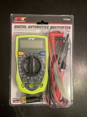 Performance Tool Digital Automotive Multimeter W2969 | eBay