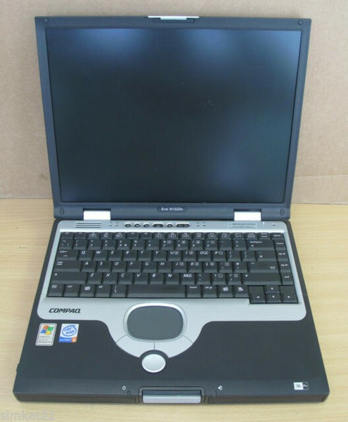 Vintage Compaq EVO N1020v 15" Laptop Pentium4 2.4ghz 2500 Retro Games ...
