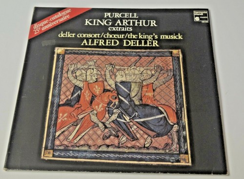 DISQUE VINYLE 33 TOUR PURCELL KING ARTHUR DELLER CONSORT / ALFRED ...
