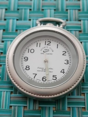 Vintage Nike Pocket Watch Sports Club SS,Water Resistant | eBay