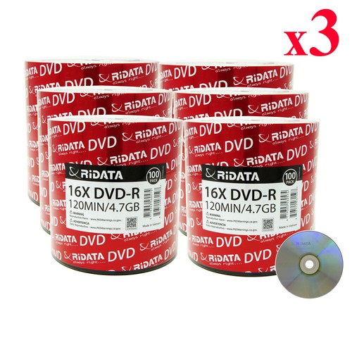 1800 Pack Ridata DVD-R 16X 4.7GB 120 Min Silver Logo Top Blank Recordable Disc | eBay