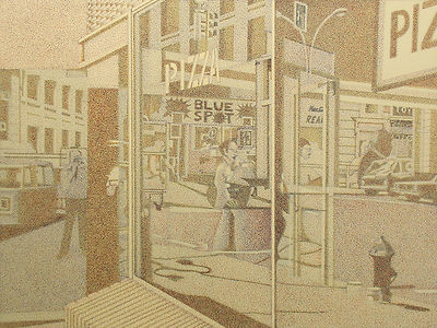 Jack Eaker "Pizza" Hand Signed Limited Edition Lithograph, 1979 ...