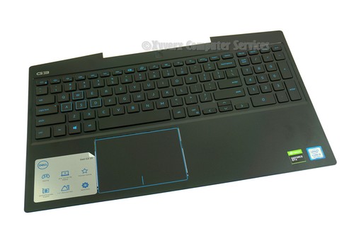 P0NG7 460.0H703.0001 OEM DELL TOP COVER W/ KEYBOARD BL G3 15 3590 P89F ...