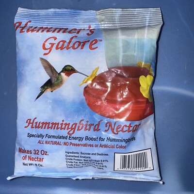 Hummer's Galore~Hummingbird Nectar~No Artificial Colors Or Preserves ...