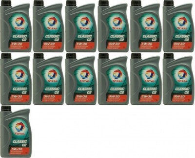 TOTAL Quartz Classic C2 5W-30 Motoröl 13x 1l = 13 Liter | eBay