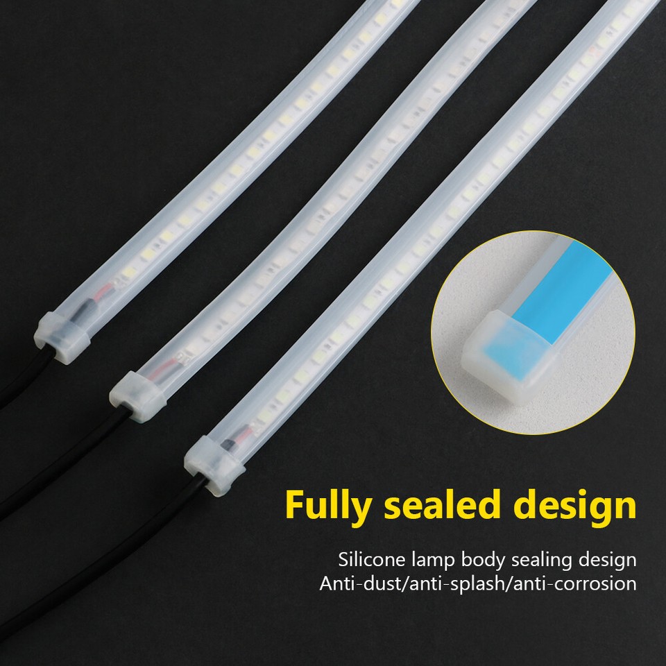 Car Engine Hood Light DRL LED Daytime Running Light Strip Flexible ...