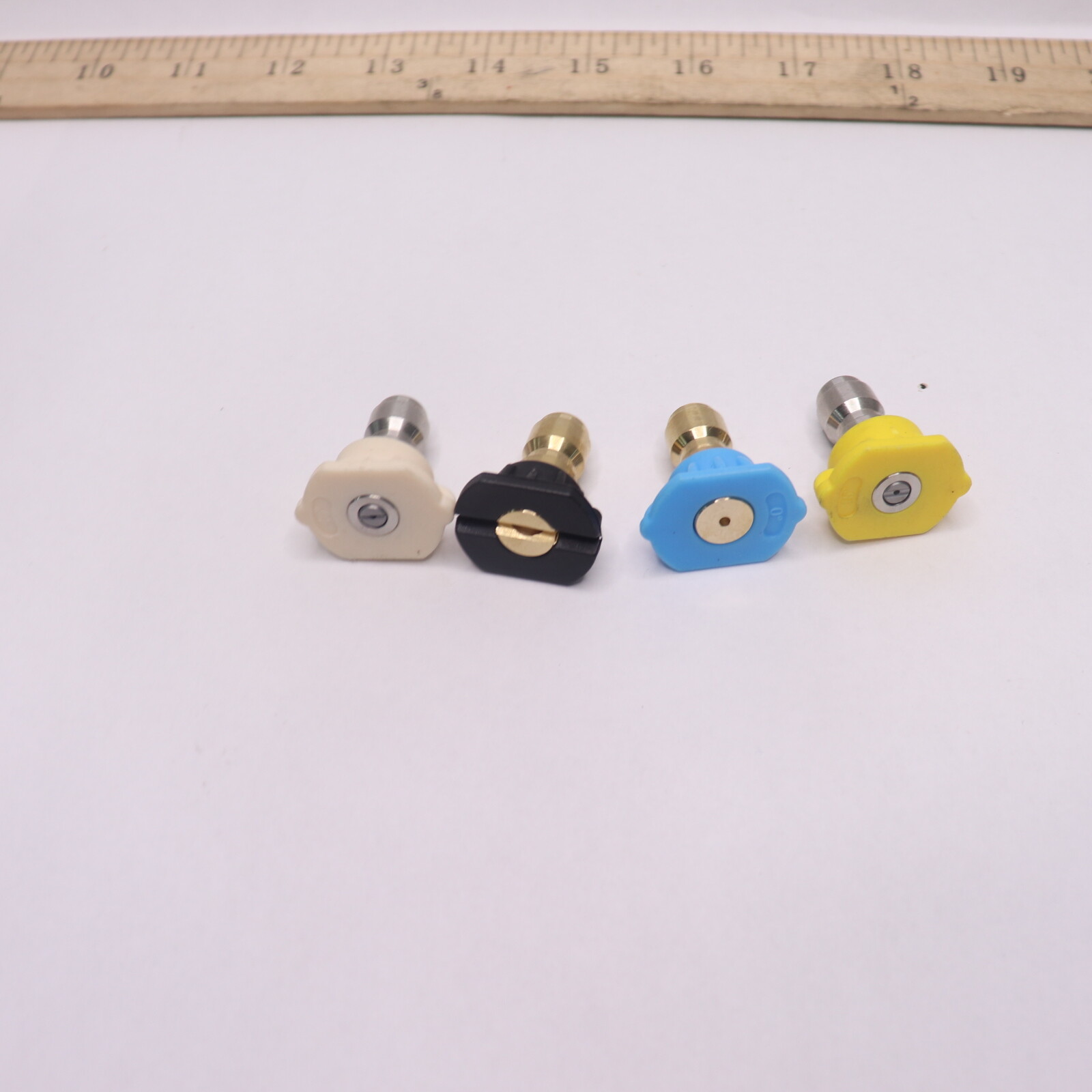 (4-Pk) High Water Pressure Tips Yellow/Blue/Black/White | eBay