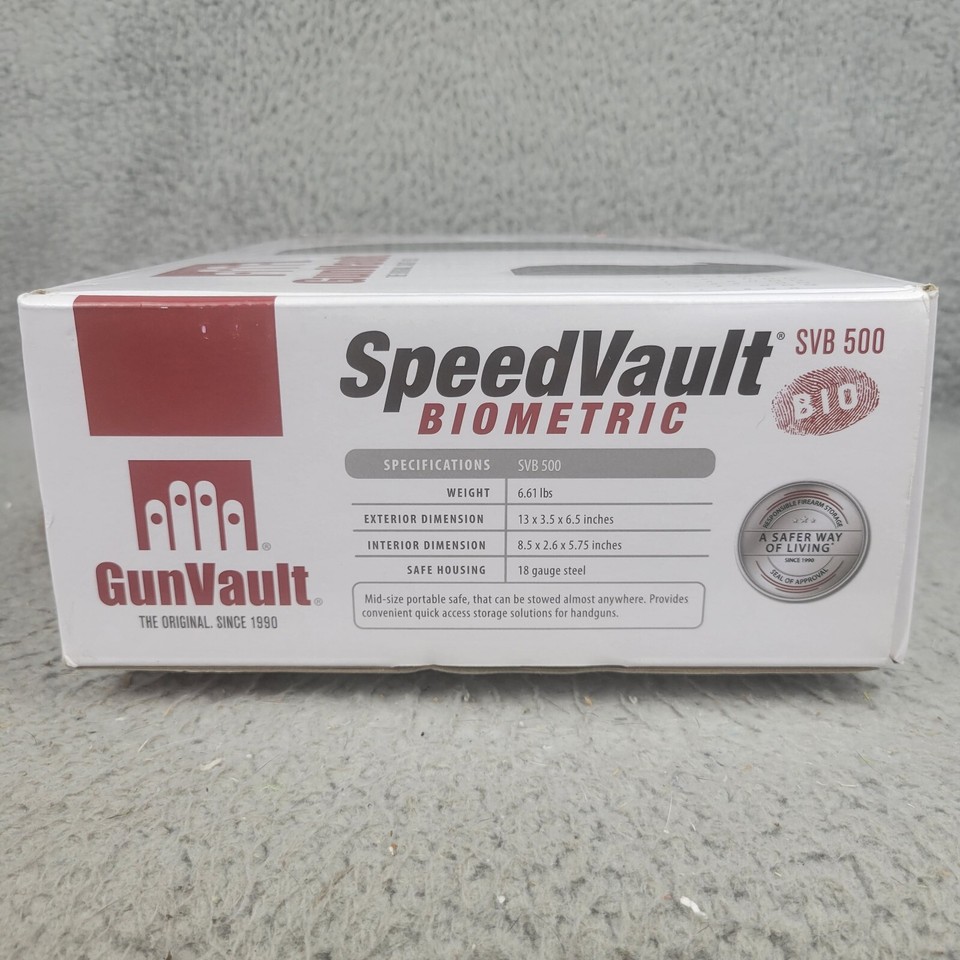 GunVault SpeedVault SVB500 Hand gun Safe New in Open Box | eBay