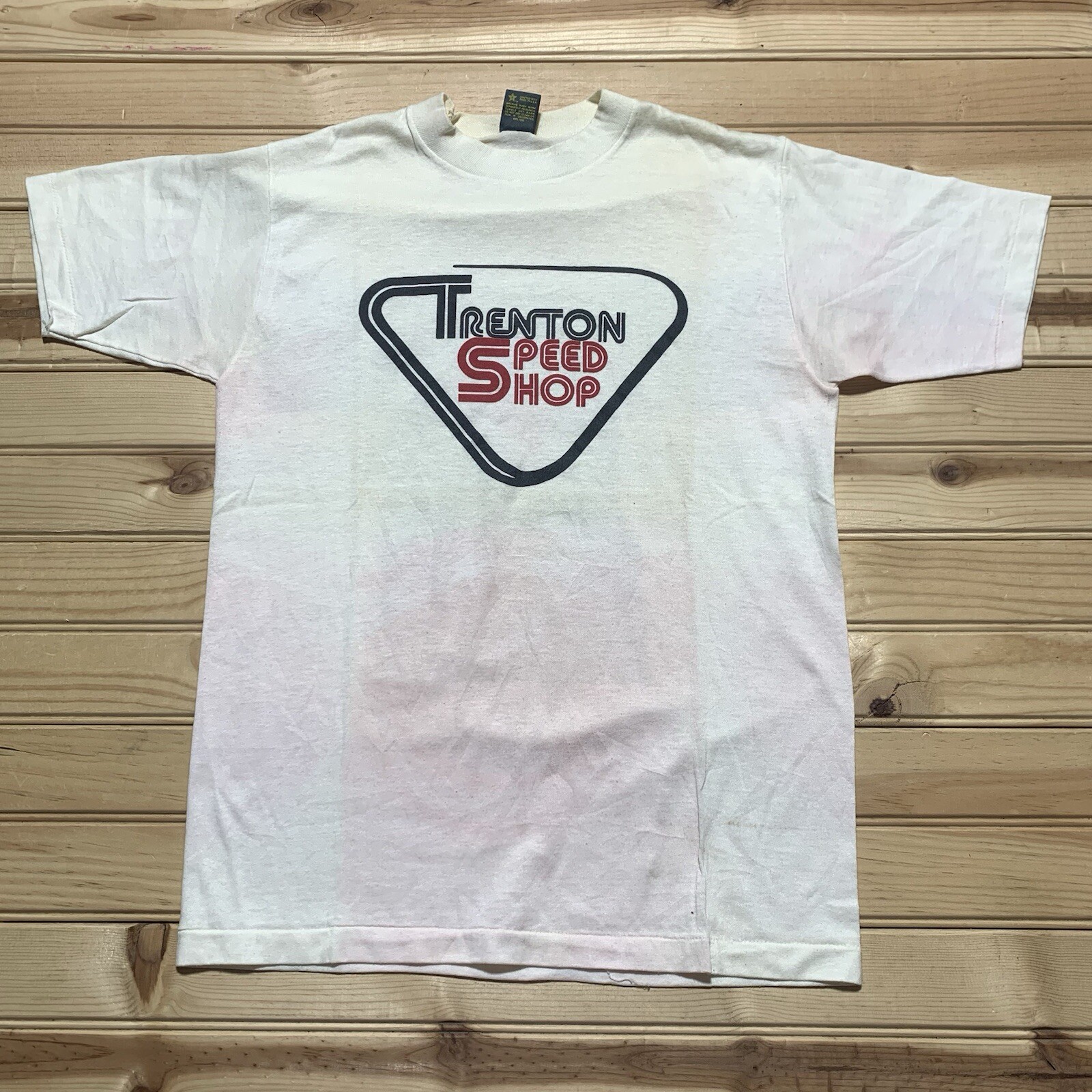 Vintage 80s Trenton Speed Shop Automotive Shirt Size … - Gem
