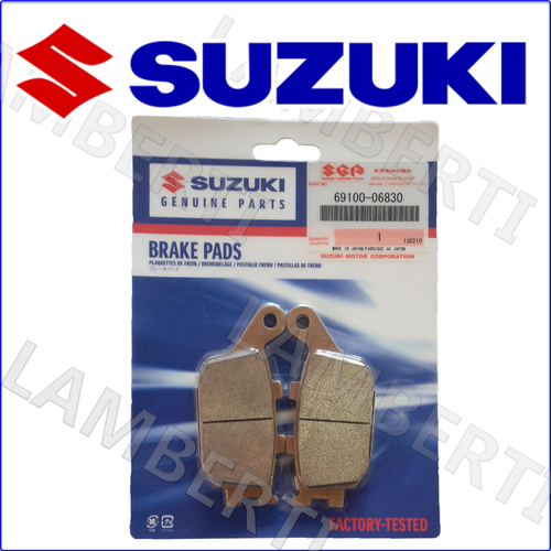 KIT PASTIGLIE PASTICCHE FRENO POSTERIORE ORIGINALI SUZUKI DL V STROM ...