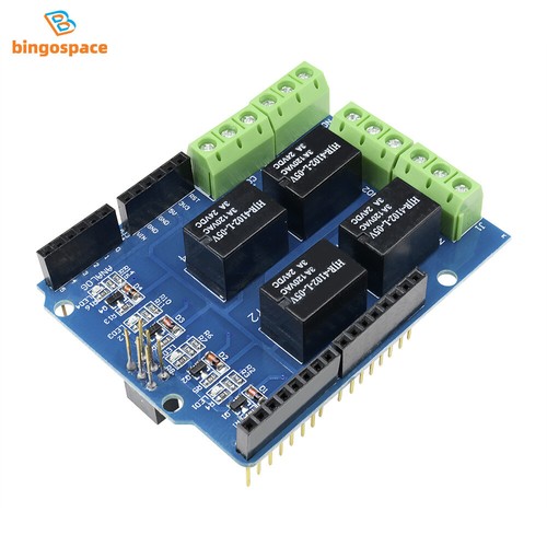5V 4 Channel Relay Module Arduino Four Channel Relay Shield for Arduino ...