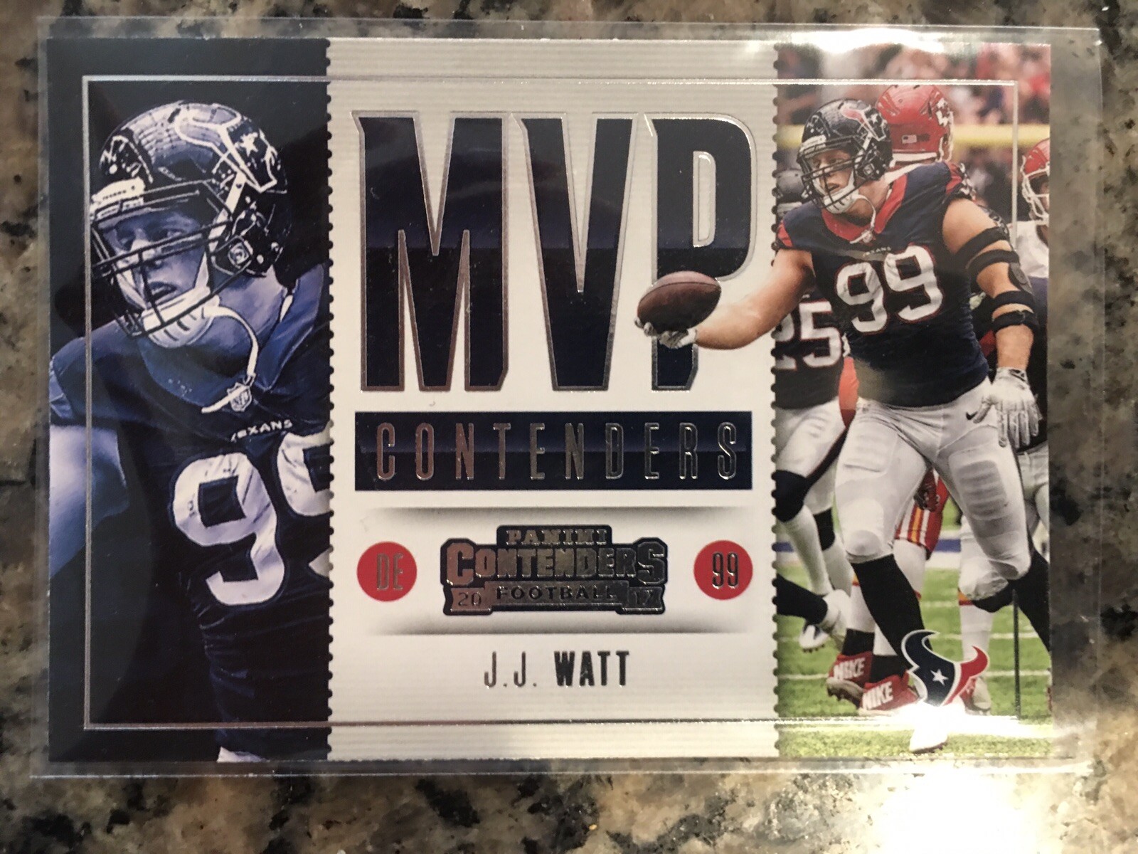 2017 CONTENDERS J.J. WATT DE TEXANS MVP CONTENDERS ARIZONA CARDINALS | eBay