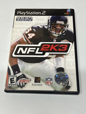 NFL 2K3 (Sony PlayStation 2, 2002) PS2 CIB Complete With Manual ...