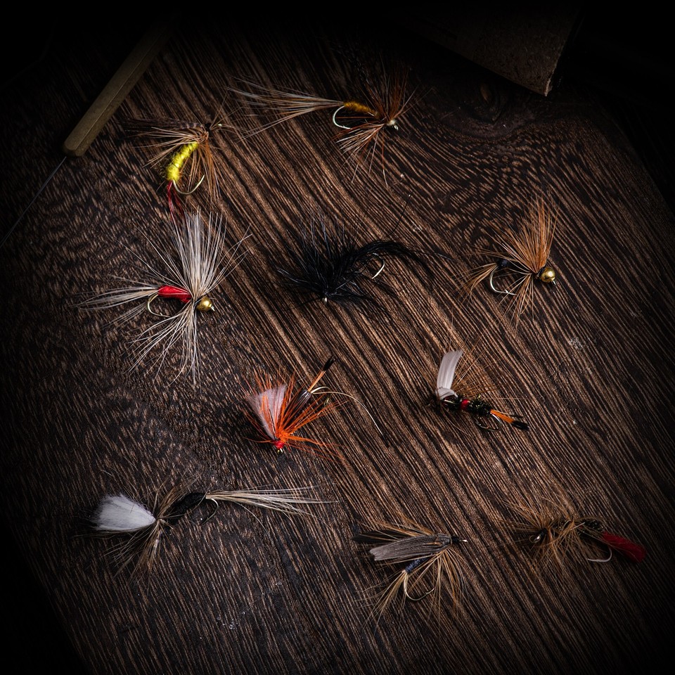 Goture 100pcs Fly Fishing Flies Kit Dry Flies Wet Flies Streamers Nymph ...