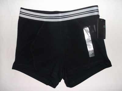 Forever 21 women's active stripe waist mesh insert shorts XS S M black ...