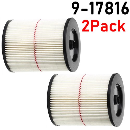 2x Replacement 17816 Cartridge Filter For Shop Vac Craftsman Wet Dry ...