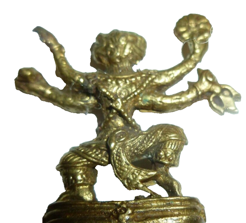 Vintage Brass HANUMAN STATUE HANUMANTHA MARUTI MONKEY KING HEROIC ...