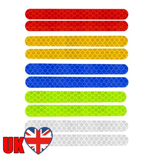 2Pcs Anti-Collision Safety Warning Signs Secure Car Exterior Reflectors ...