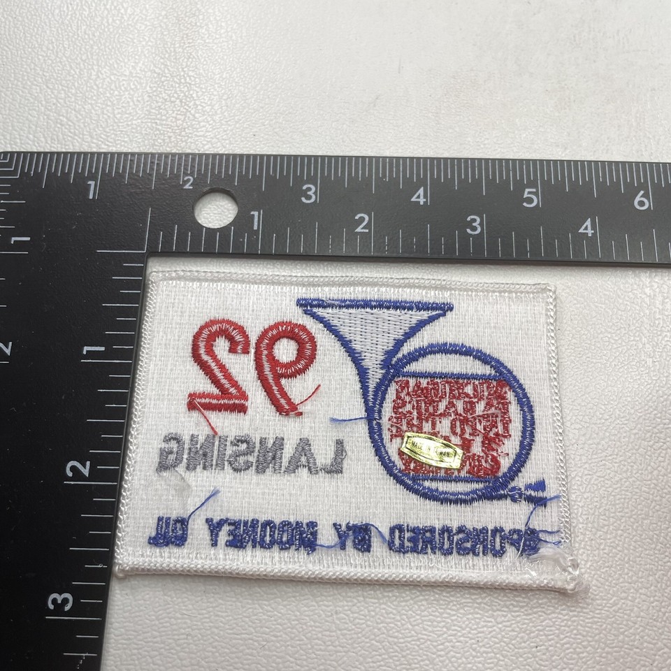 Vtg 1992 MOONEY OIL MICHIGAN PARADES INTO THE 21st CENTURY Patch ...