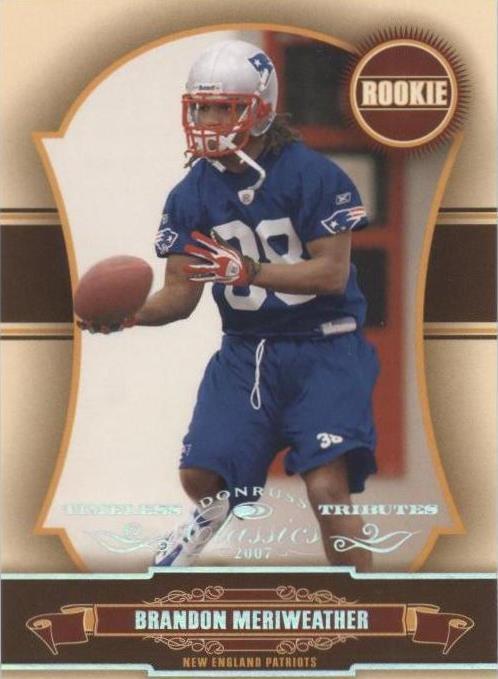 2007 Donruss Classics - Rookie Brandon Meriweather #219 Timeless ...