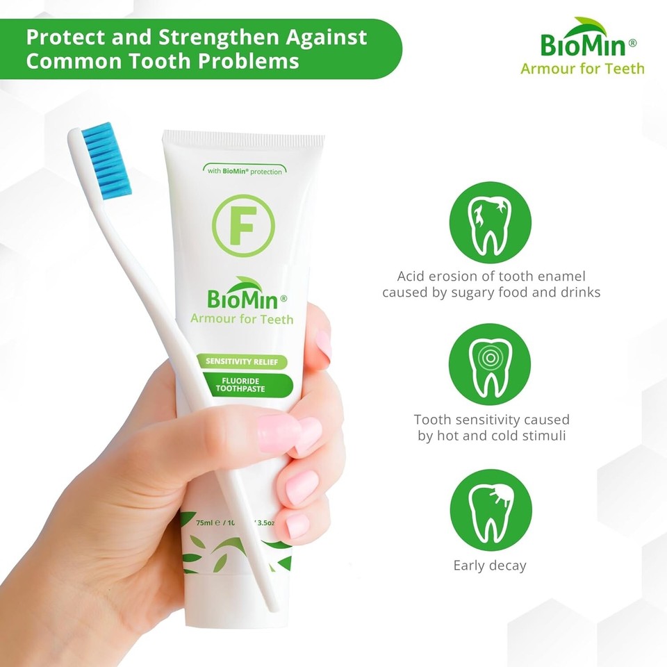 BioMin F Toothpaste Travel Size (18ml) with Smart Biomaterial ...