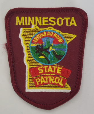 Minnesota State Patrol Patch 3"X2.5" Police | eBay