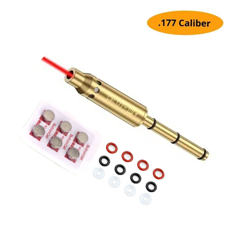 .17HMR/.177 Laser Bore Sight End Barrel Laser Bore Sight Red Laser ...