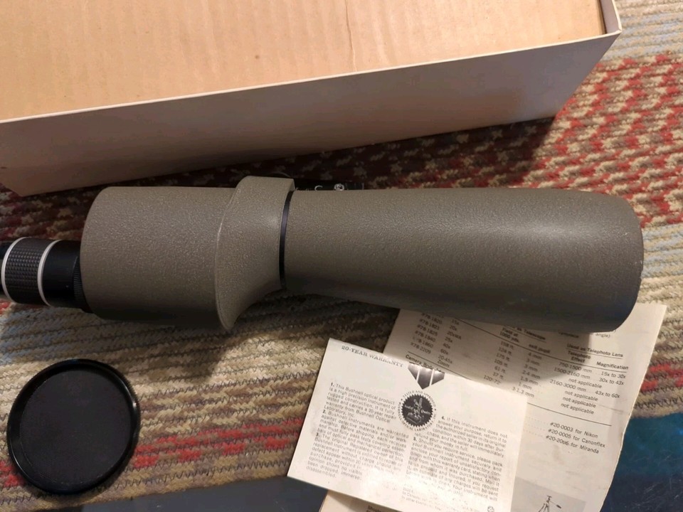 Vintage BUSHNELL SPACEMASTER II 60mm SPOTTING SCOPE 20X 30X 45X ...