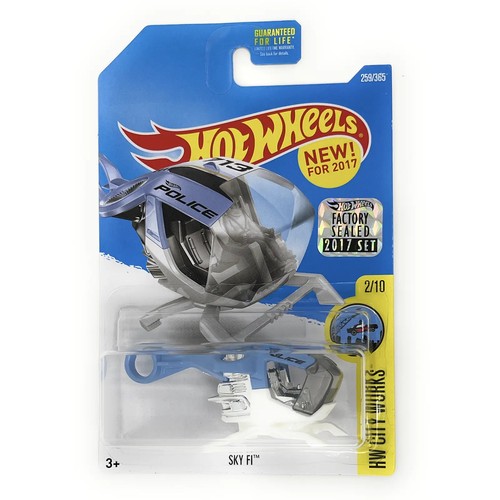 Hot Wheels 2017 City Works - Sky Fi (Light Blue) #259 | eBay