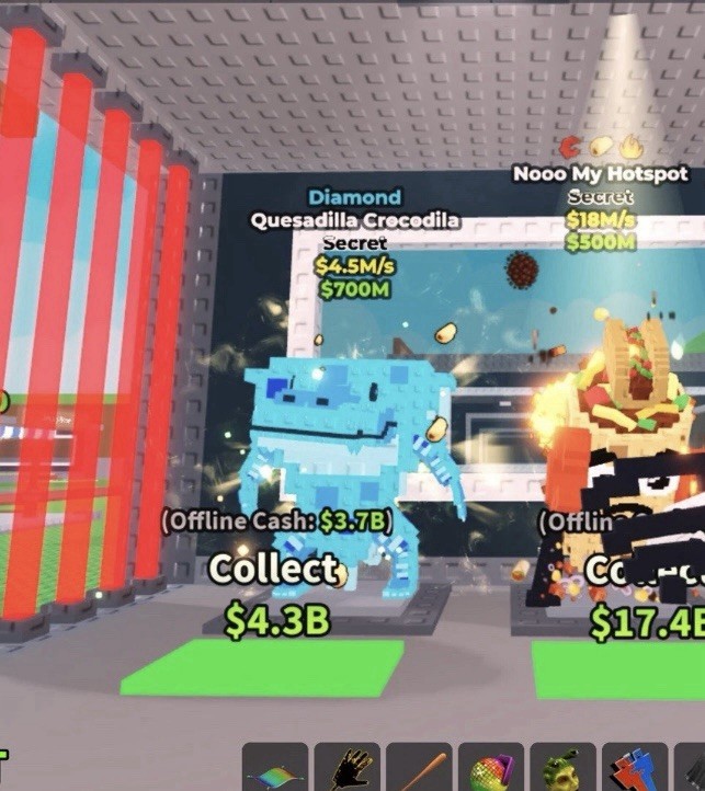 Steal A Brainrot Quesadilla Crocodilla DIAMOND | eBay